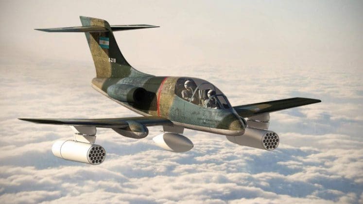 Los IA-58 Pucará a reaccion