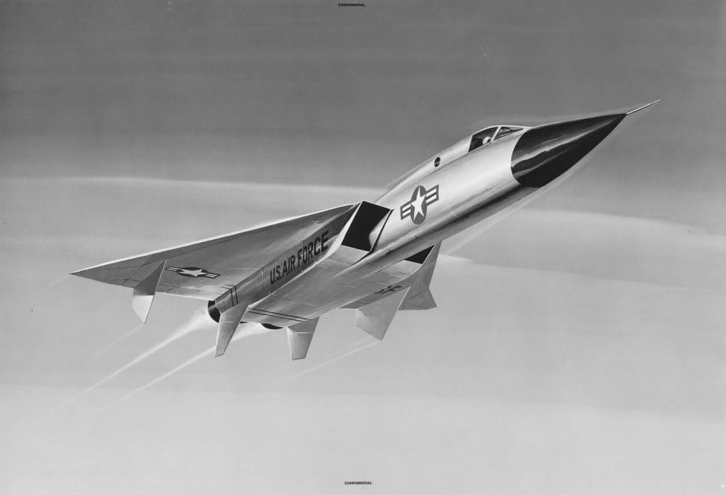 El sueño de un caza Mach 3, el North American F-108 Rapier