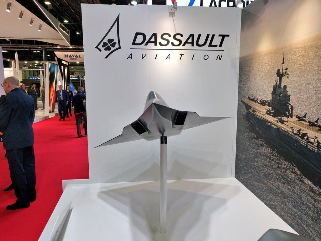 Dassault presenta un modelo del NGF, el "New-Gen Fighter"
