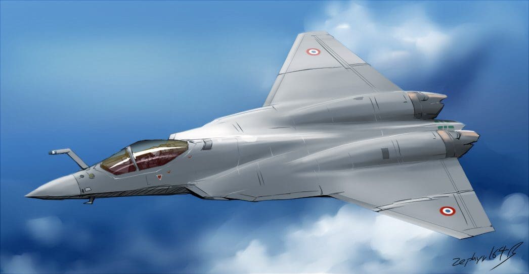 Dassault presenta un modelo del NGF, el "New-Gen Fighter"