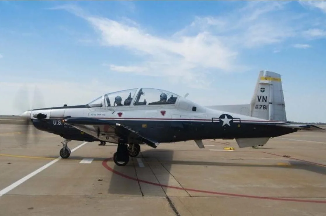 Se estrelló un avión de entrenamiento T-6 Texan II de la USAF