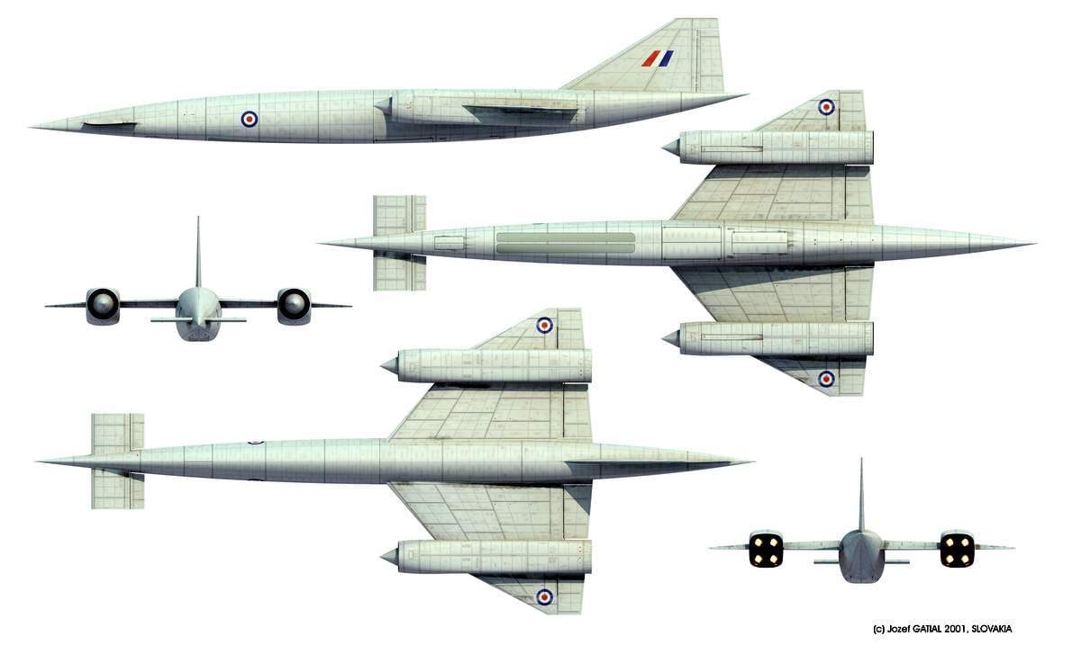 Avro 730, el precursor británico del Blackbird