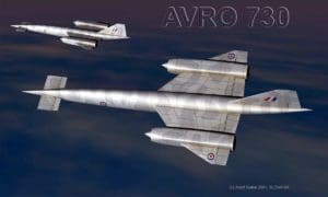 Avro 730, el precursor británico del Blackbird