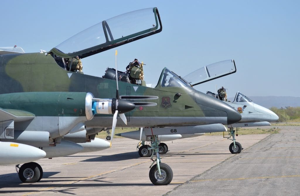 Argentine Air Force sundown the IA-58 Pucará