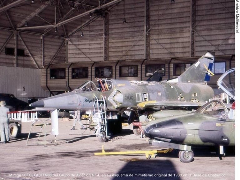 El Mirage 50 Pantera en la Fuerza Aérea de Chile