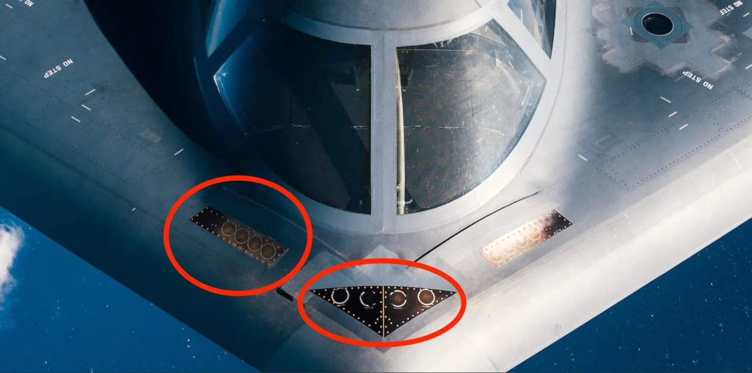 Estos son los sensores más importantes del bombardero B-2