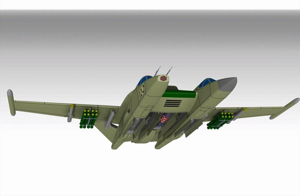 Los cazas de ala en flecha negativa de Sukhoi: El avión de asalto T-12 ...