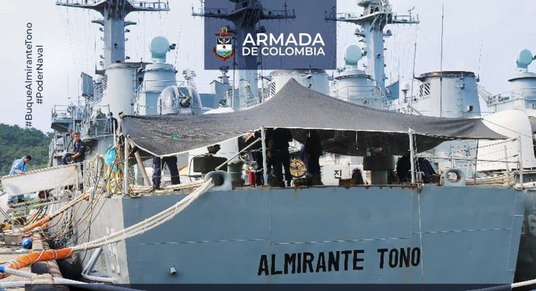 Primeras imágenes de la nueva corbeta colombiana, la ARC Almirante Tono