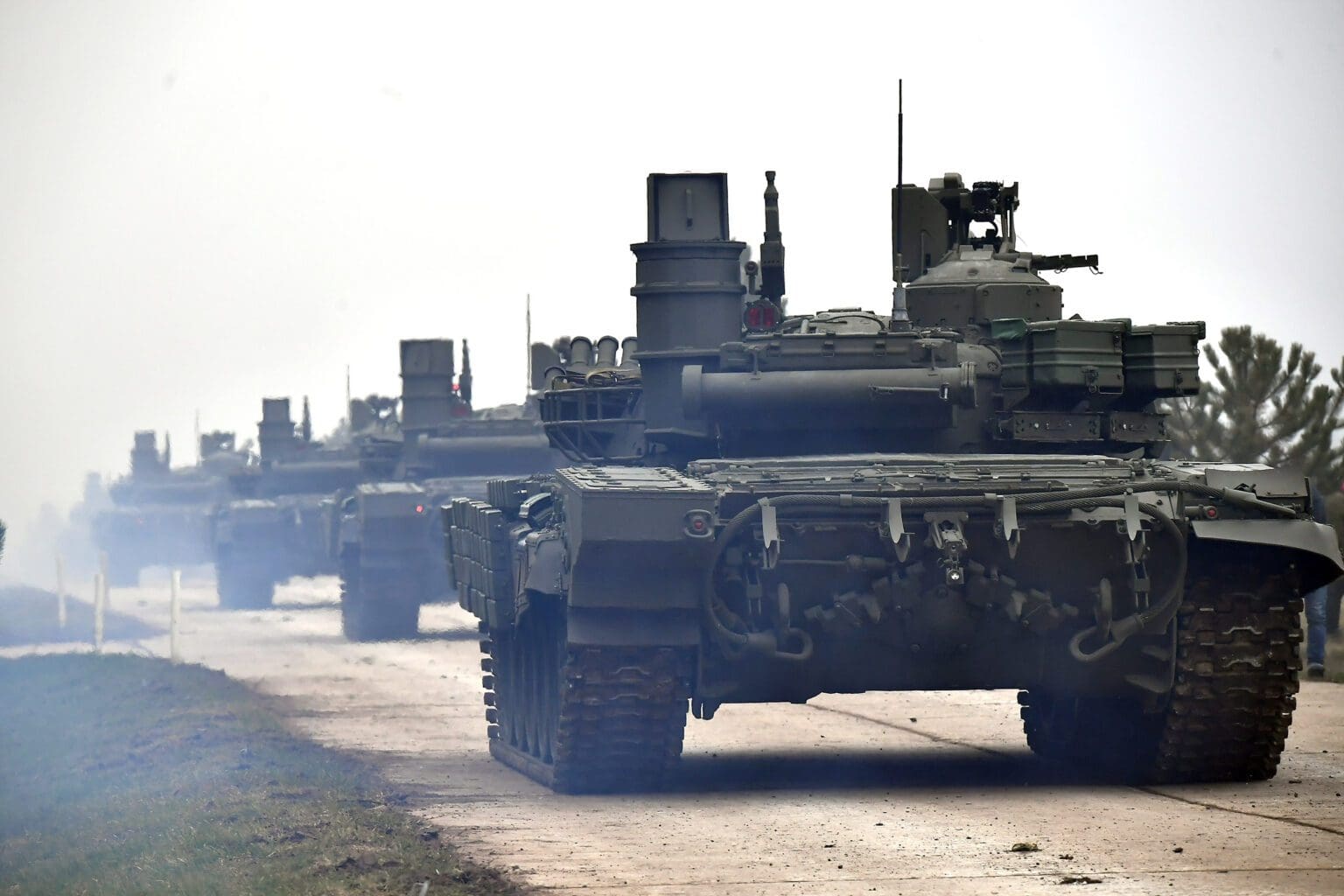 Serbia muestra los tanques T-72MS donados por Rusia