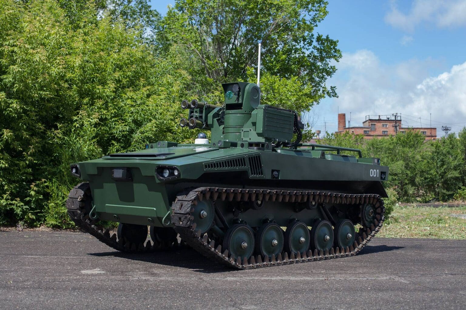 Rusia presenta el nuevo vehículo terrestre no tripulado modular "Marker"