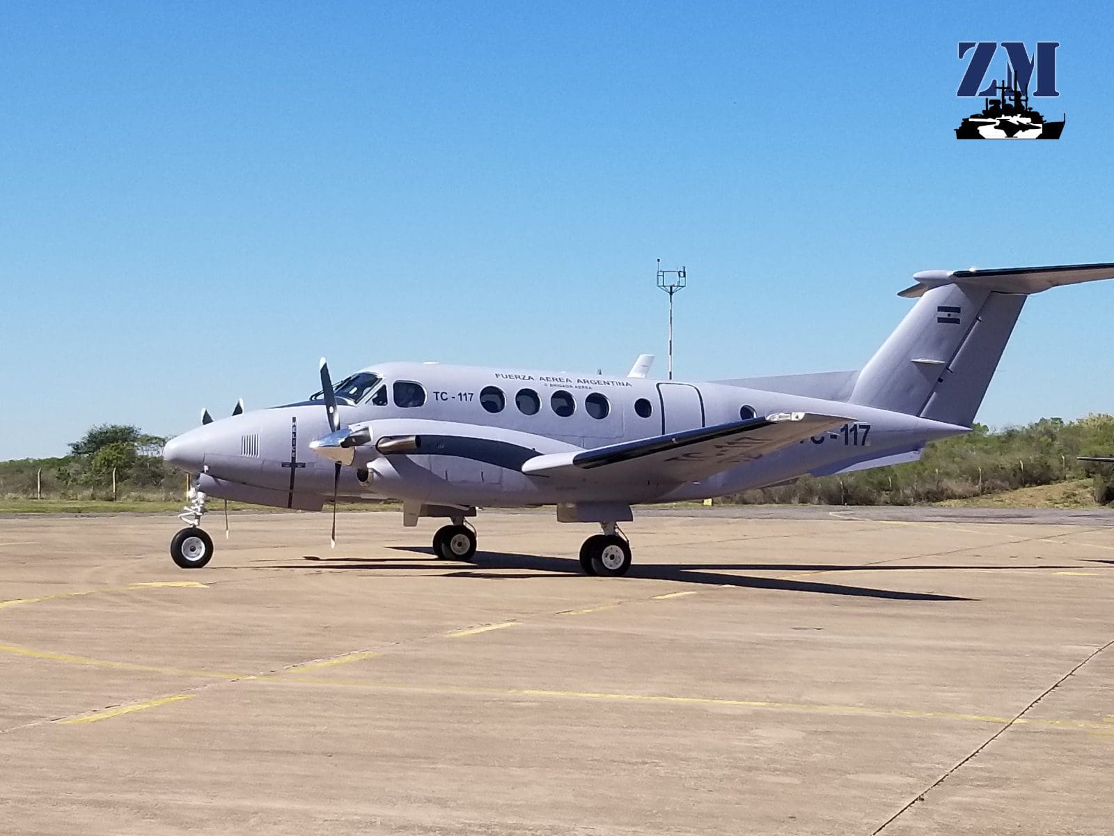 En camino el segundo Huron TC-12B para la Fuerza Aérea Argentina