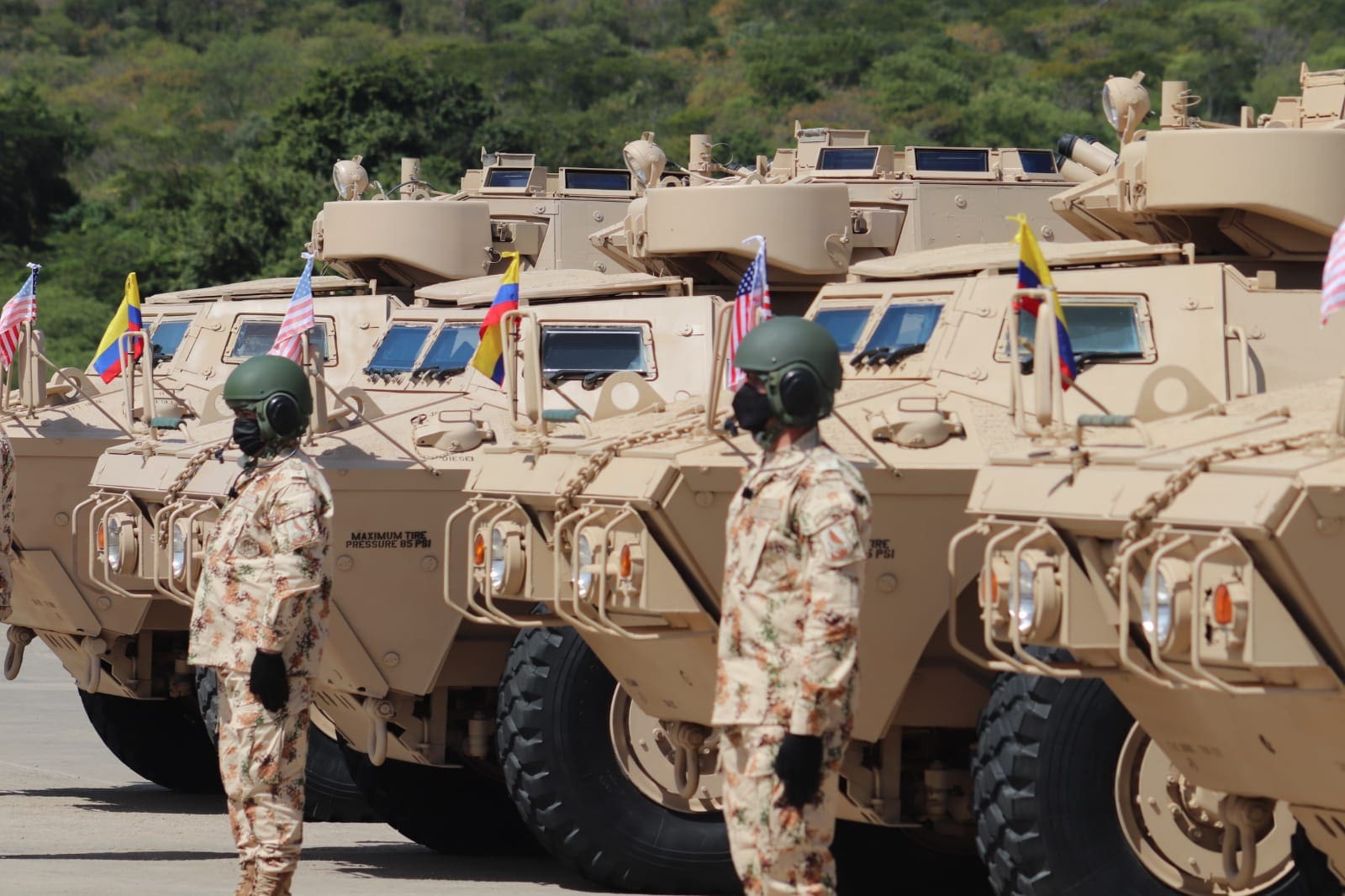 Colombia recibe un lote de 20 ASV M1117 Guardian donados por EEUU
