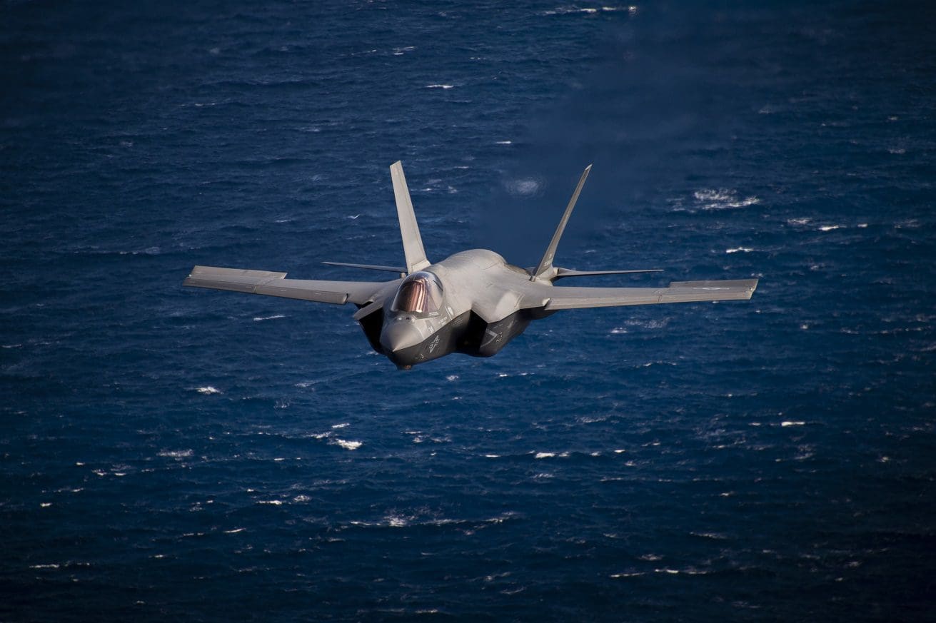 Se accidenta un F-35C Lightning II