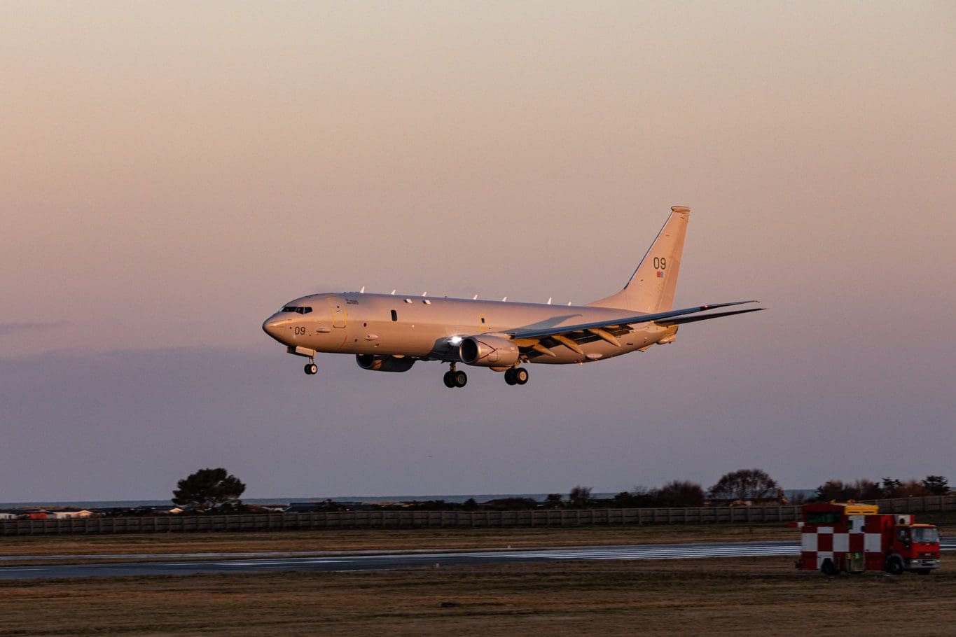La RAF recibe su noveno P-8 Poseidon.
