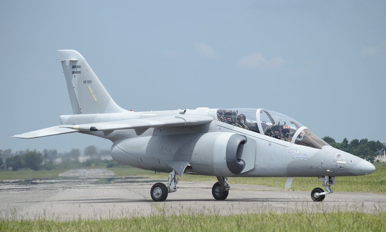 IA-63 Pampa de la Fuerza Aérea Argentina operaron desde Formosa