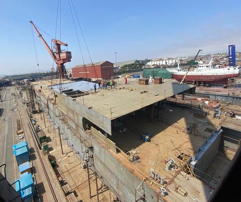 Prosigue la construcción del buque LPD BAP Paita para la Marina de ...