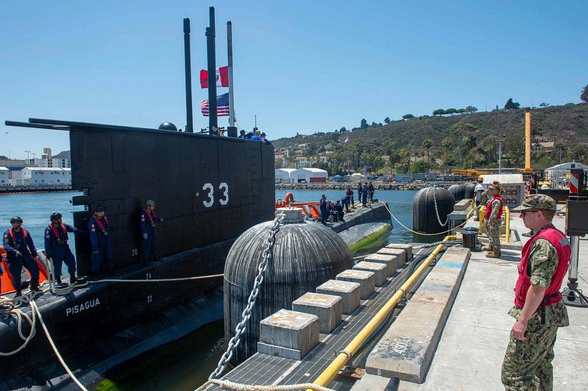 El submarino de la MGP BAP "Pisagua" realizará ejercicios combinados ...