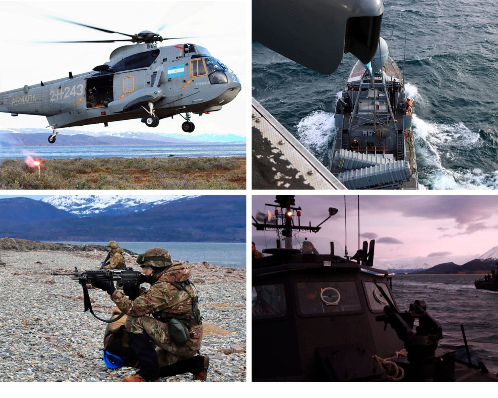 La Armada Argentina finalizó el ejercicio anfibio "Toba" en aguas del ...