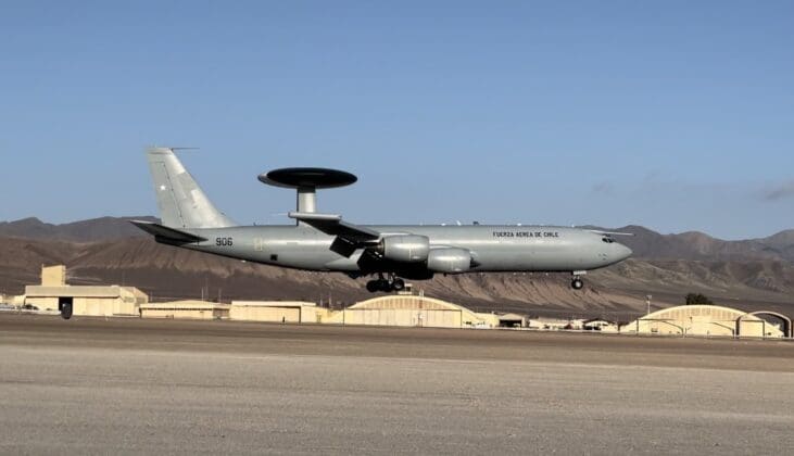 La Fuerza Aérea de Chile despliega un E-3D Sentry en el Ejercicio ...