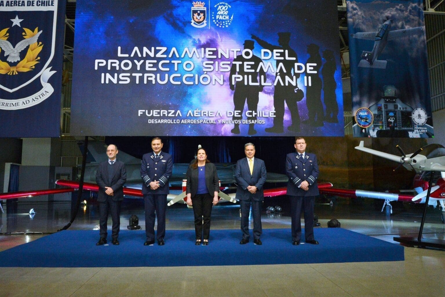 La Fuerza Aérea de Chile realizó el lanzamiento del Proyecto Pillán II