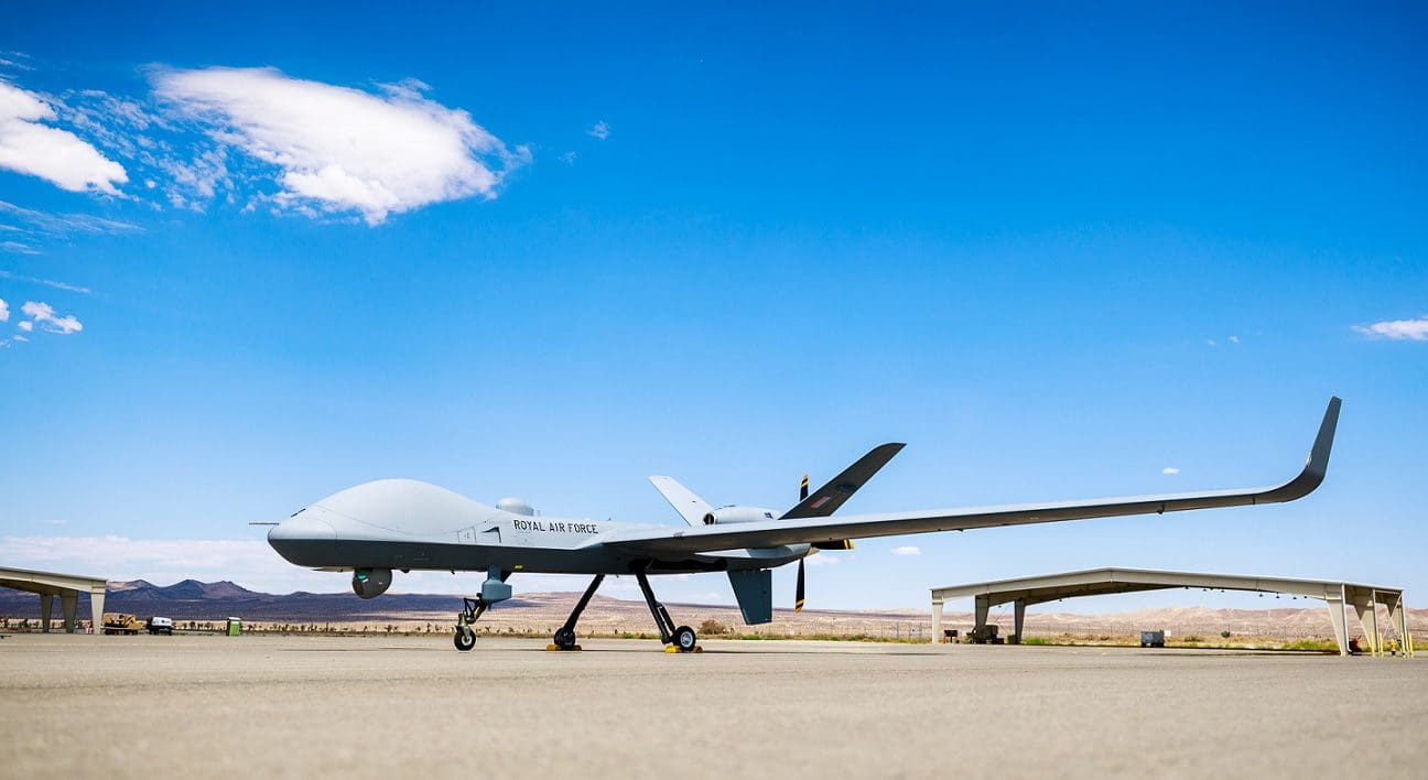 La RAF recibe su primer dron Protector RG Mk1