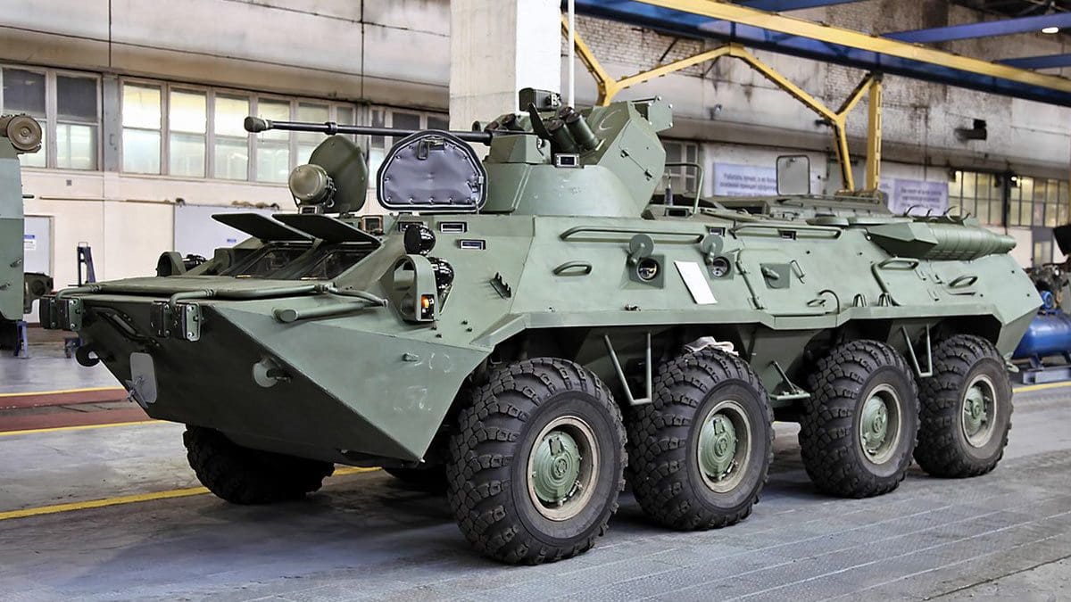 Rusia recibe un lote de vehículos de combate BTR-82AM modernizados