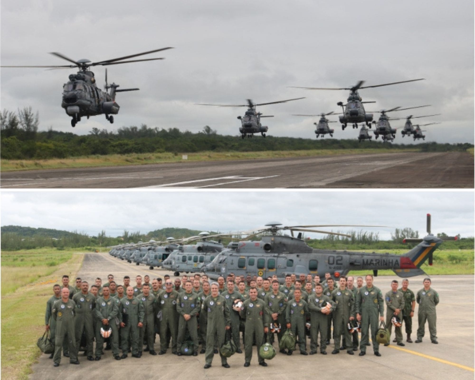 La Marina de Brasil alcanza un número histórico de helicópteros UH-15 ...