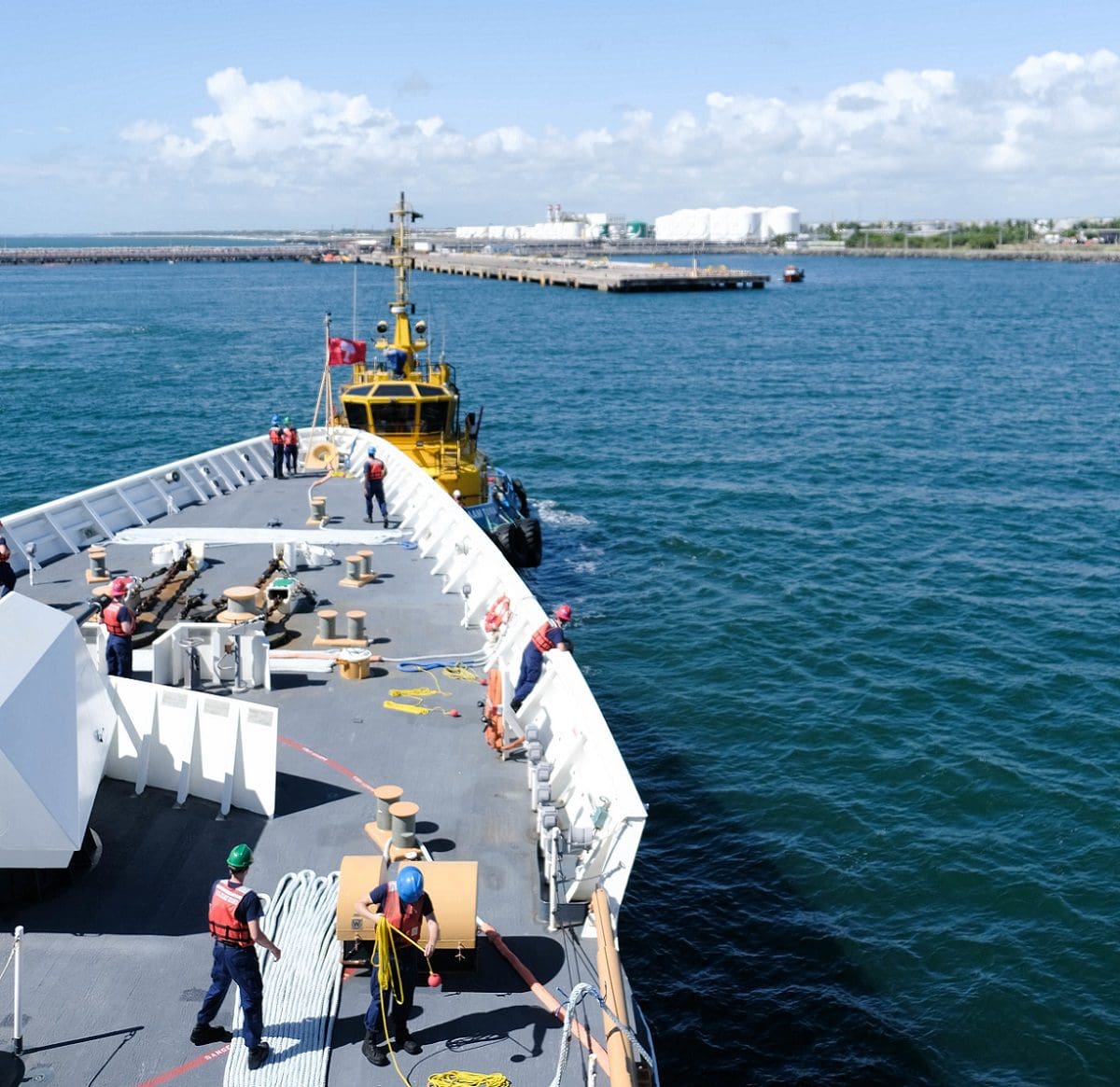 El USCGC Stone de la Guardia Costera de los EE.UU. arribó a Brasil
