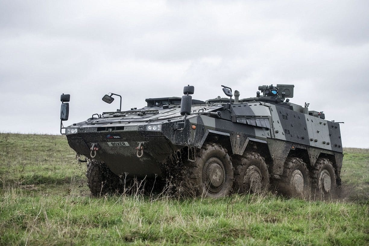 RBSL inició la fabricación de los MIV Boxer para el Ejército Británico