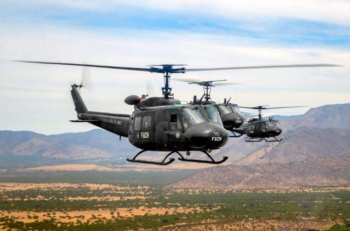 La Fuerza Aérea de Chile evalúa el reemplazo de sus helicópteros Bell UH-1H