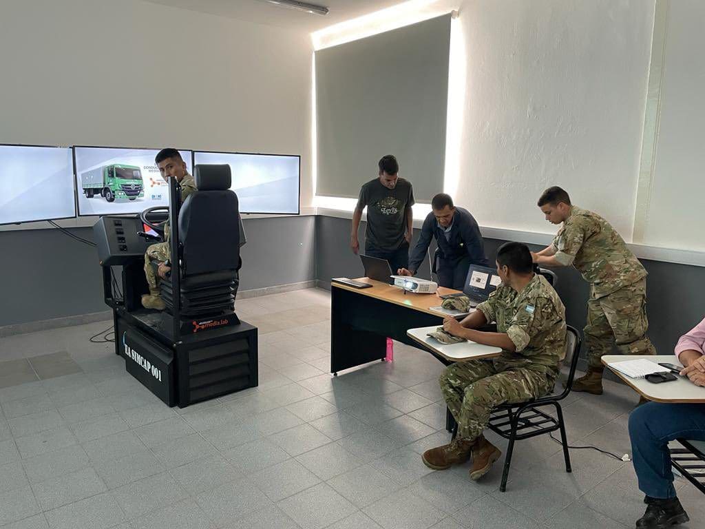 Media.Lab instaló nuevos simuladores en el Centro de Simulación y Experimentación del Ejército ...