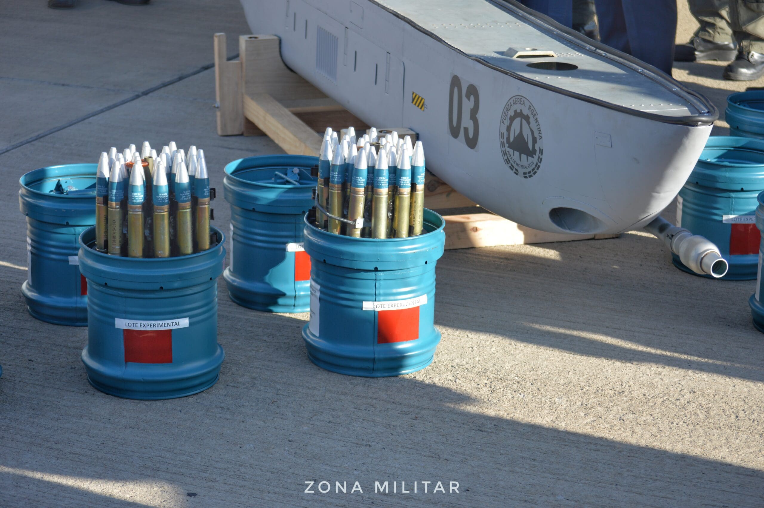 Cobertura – Fabricaciones Militares entrega munición recuperada de 30mm ...