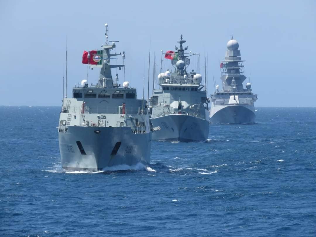 Con el despliegue de 12 Buques, las Armadas de España, Italia y Portugal dan inicio al Ejercicio ...