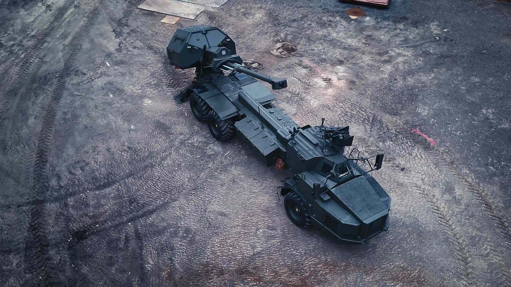 Arriba al Reino Unido el primer obús autopropulsado Archer del Ejército Británico