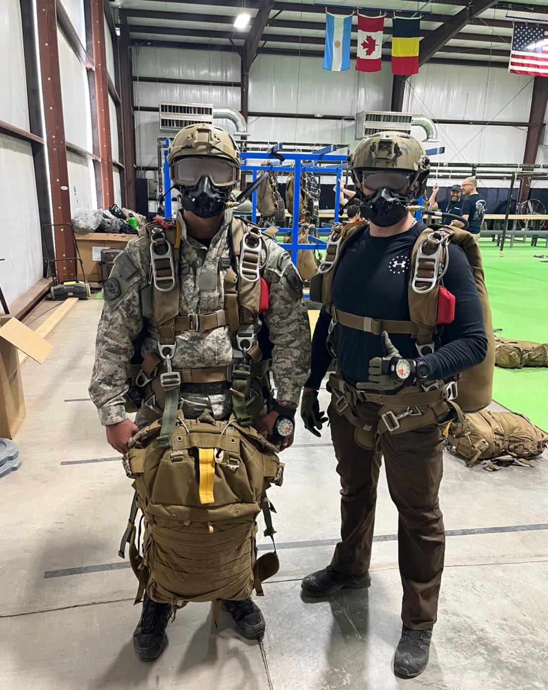 Con la participación del Grupo de Operaciones Especiales, la compañía ...