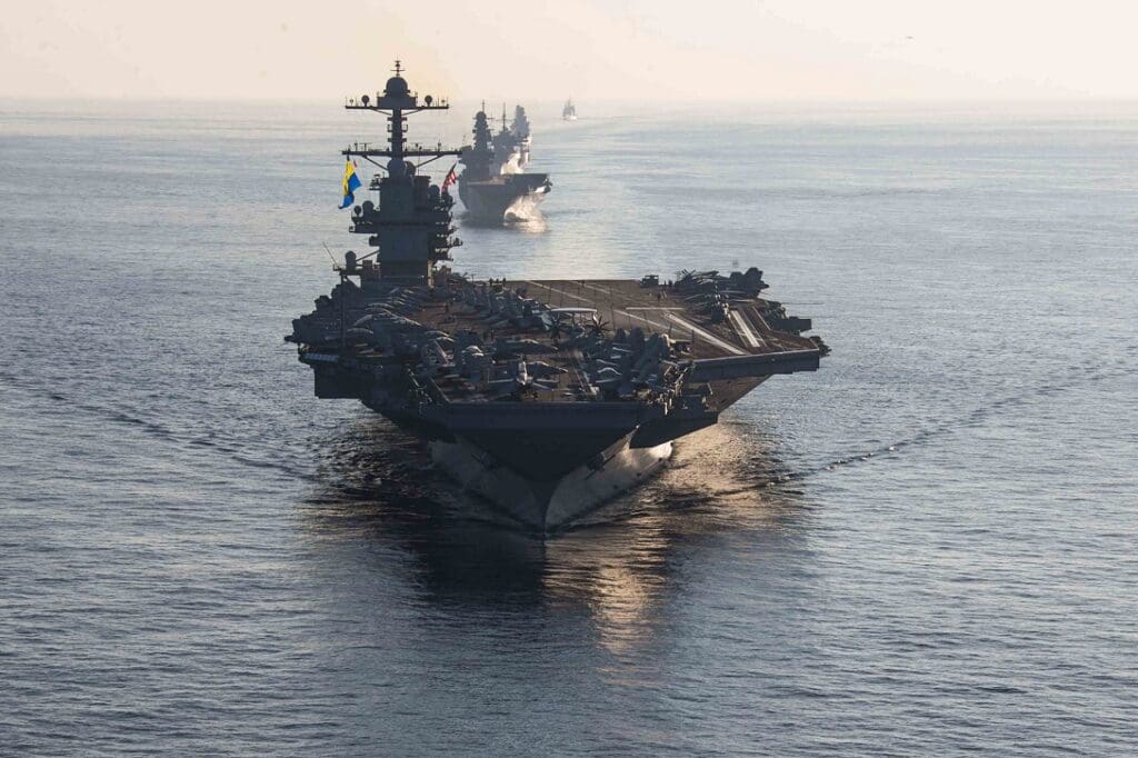 La Marina de EE.UU. extenderá el despliegue del portaaviones USS Gerald ...