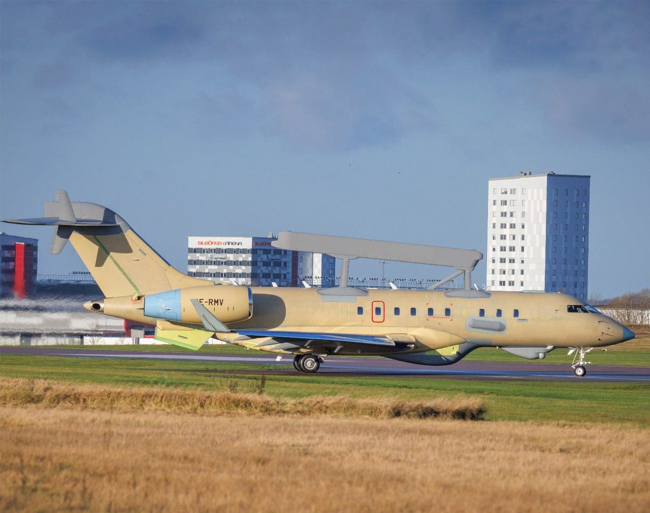 Primer vuelo del quinto avión de alerta temprana y control aerotransportado Saab GlobalEye