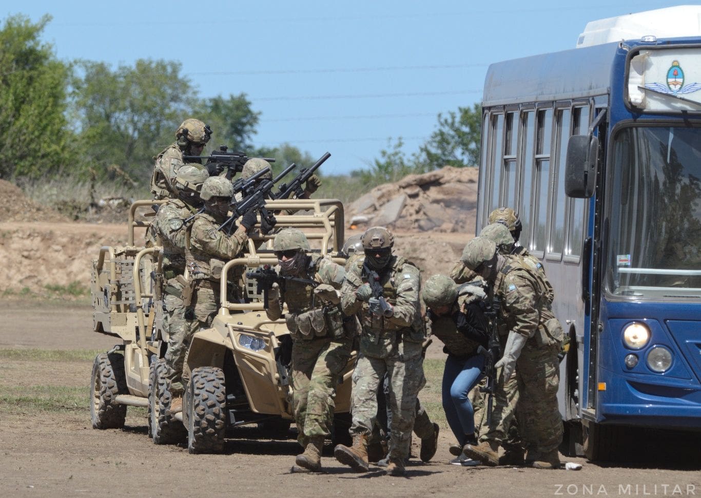 Galería - Demostración de la Fuerza de Operaciones Especiales del Ejército Argentino