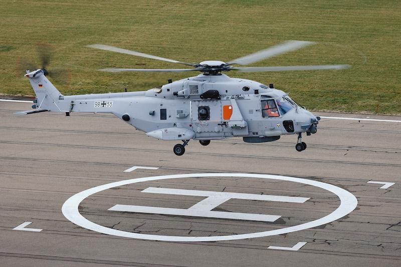 Airbus realizó el vuelo inicial del primer helicóptero NH90 Sea Tiger para la Marina alemana