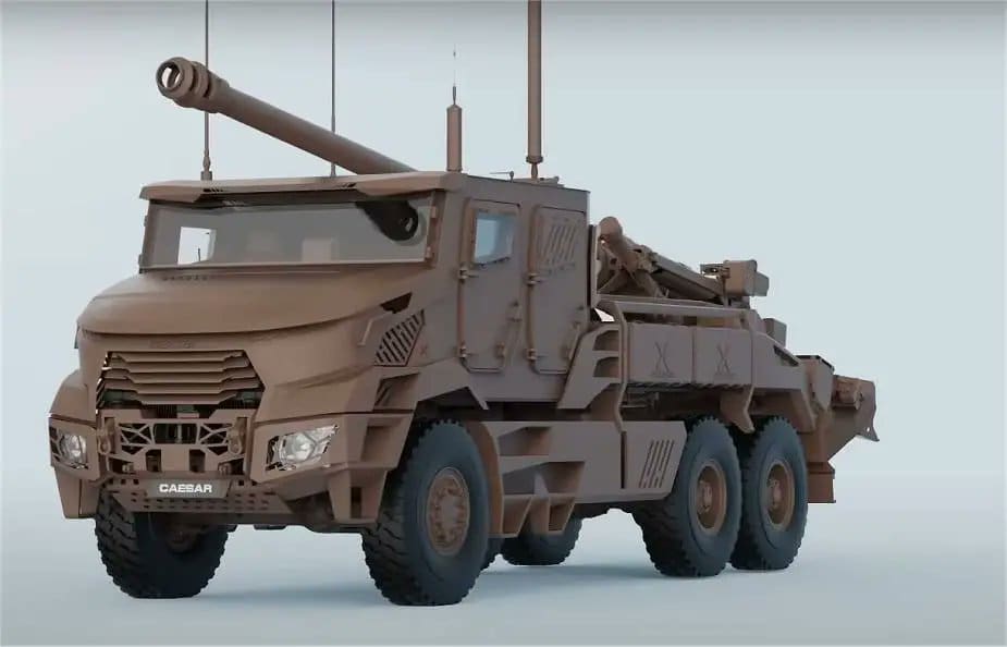 Bélgica deja en firme la compra de 19 obuses autopropulsados CAESAR NG y 24 vehículos Griffon a ...