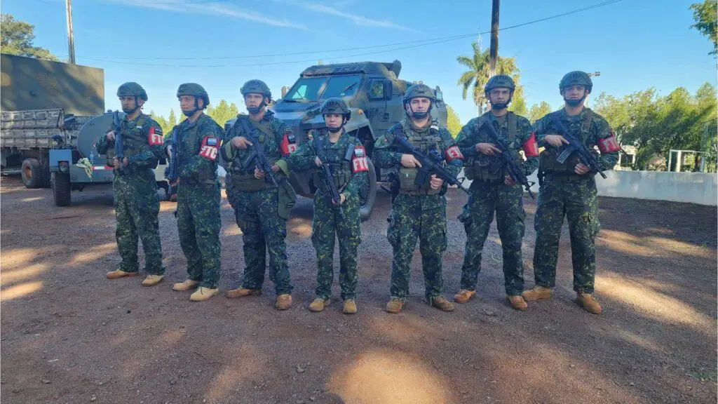 The Paraguayan Army completed multiple control operations in high-risk ...
