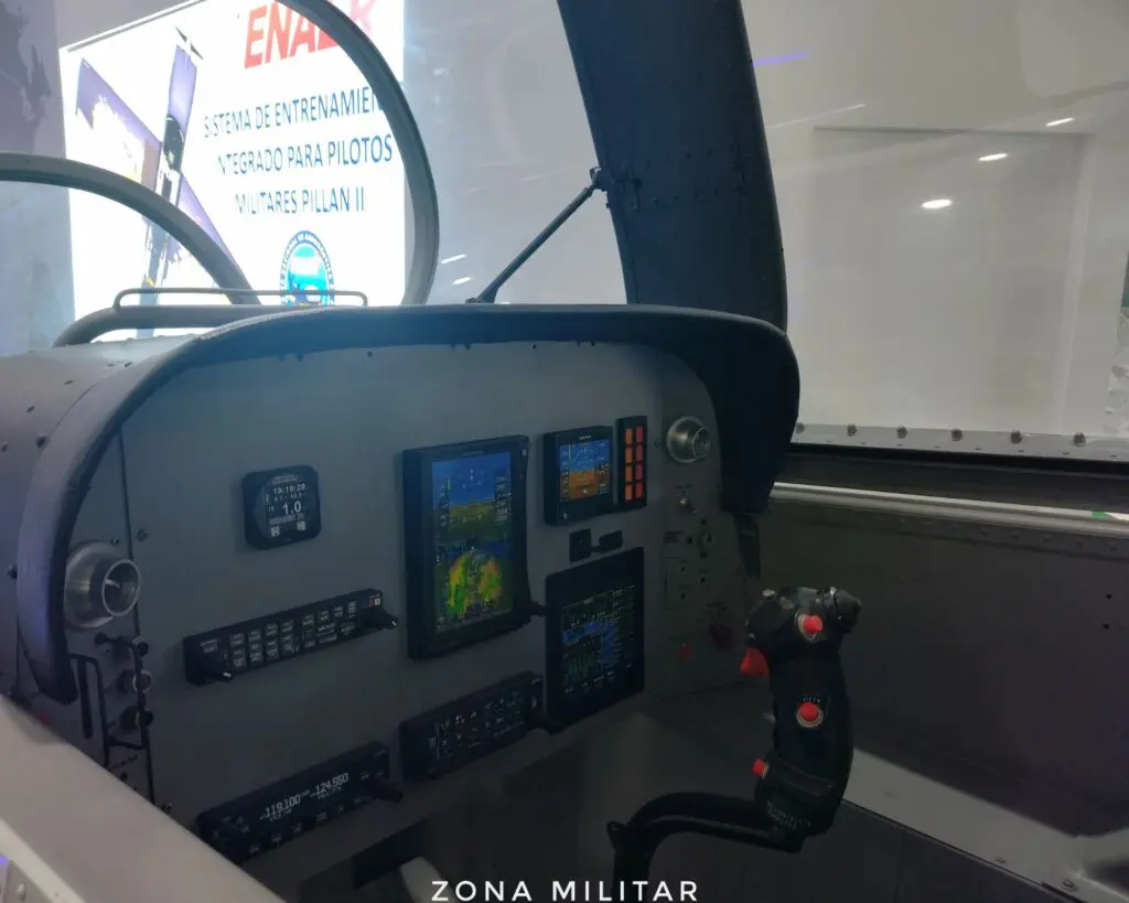 ZM at FIDAE - ENAER presents the cockpit upgrade of the T-35 Pillan for ...