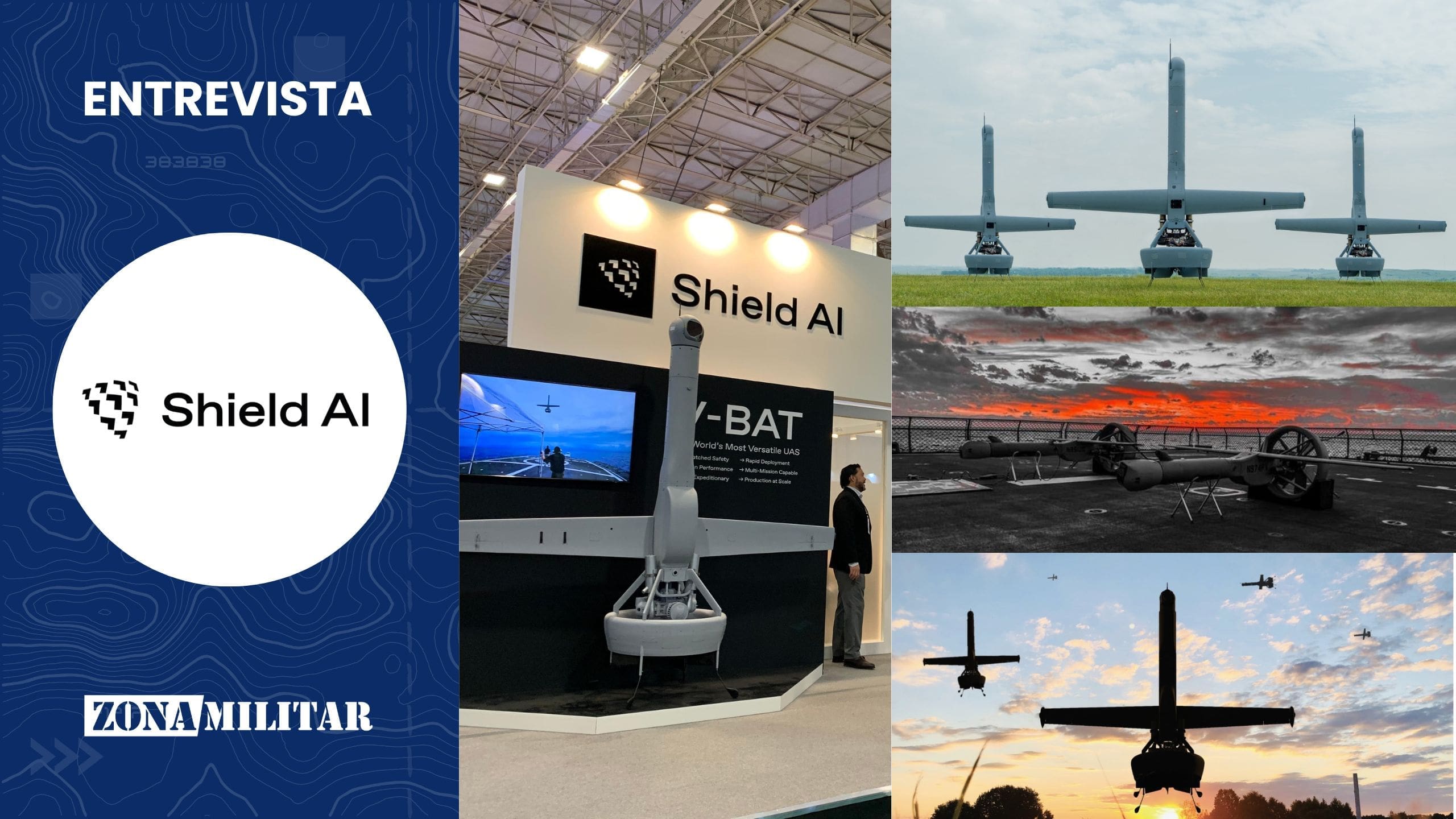 ZM en LAAD - SHIELD AI apuesta por su novedoso drone VTOL V-BAT para ...