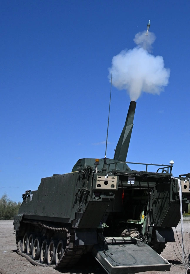 The U.S. Army is testing the new mortar carrier version of the AMPV ...
