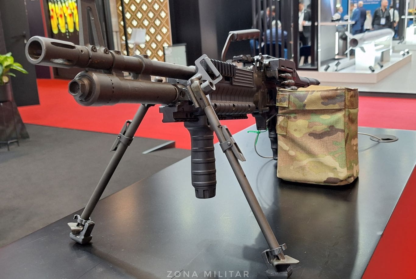 ZM at Eurosatory - US Ordnance was present with their M240, M249, and M60E6 machine guns