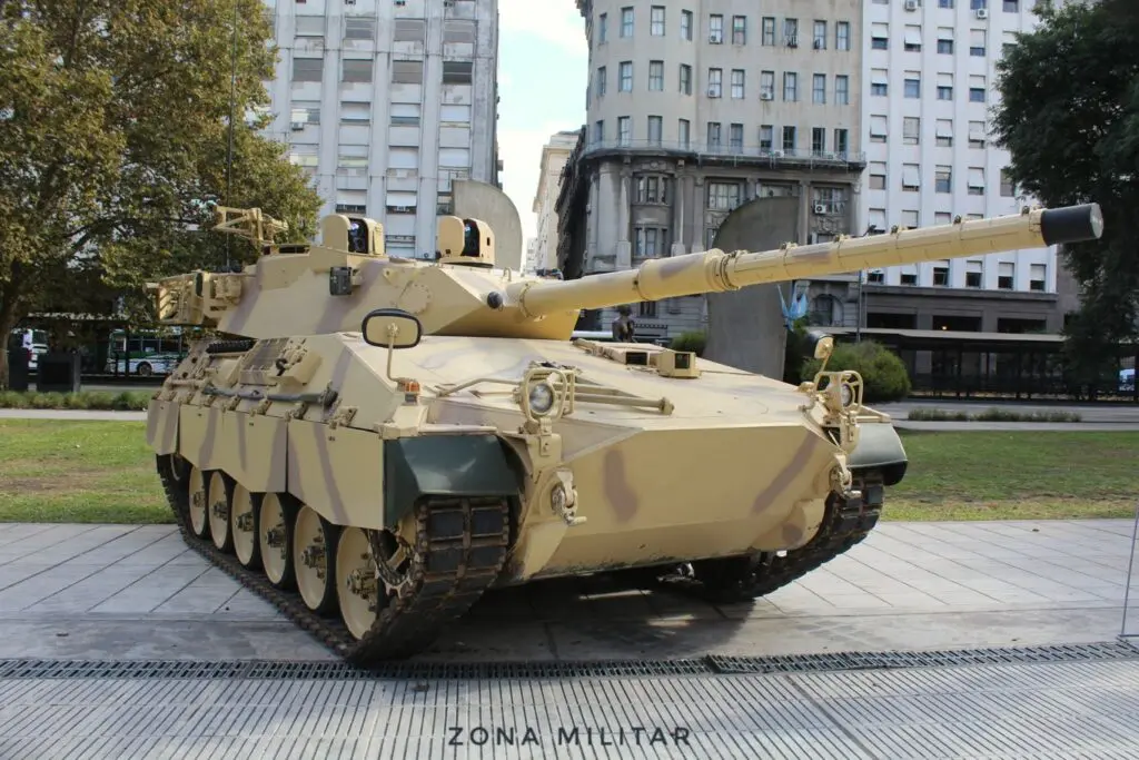 An armored wheeled combat vehicle for the Argentine Army