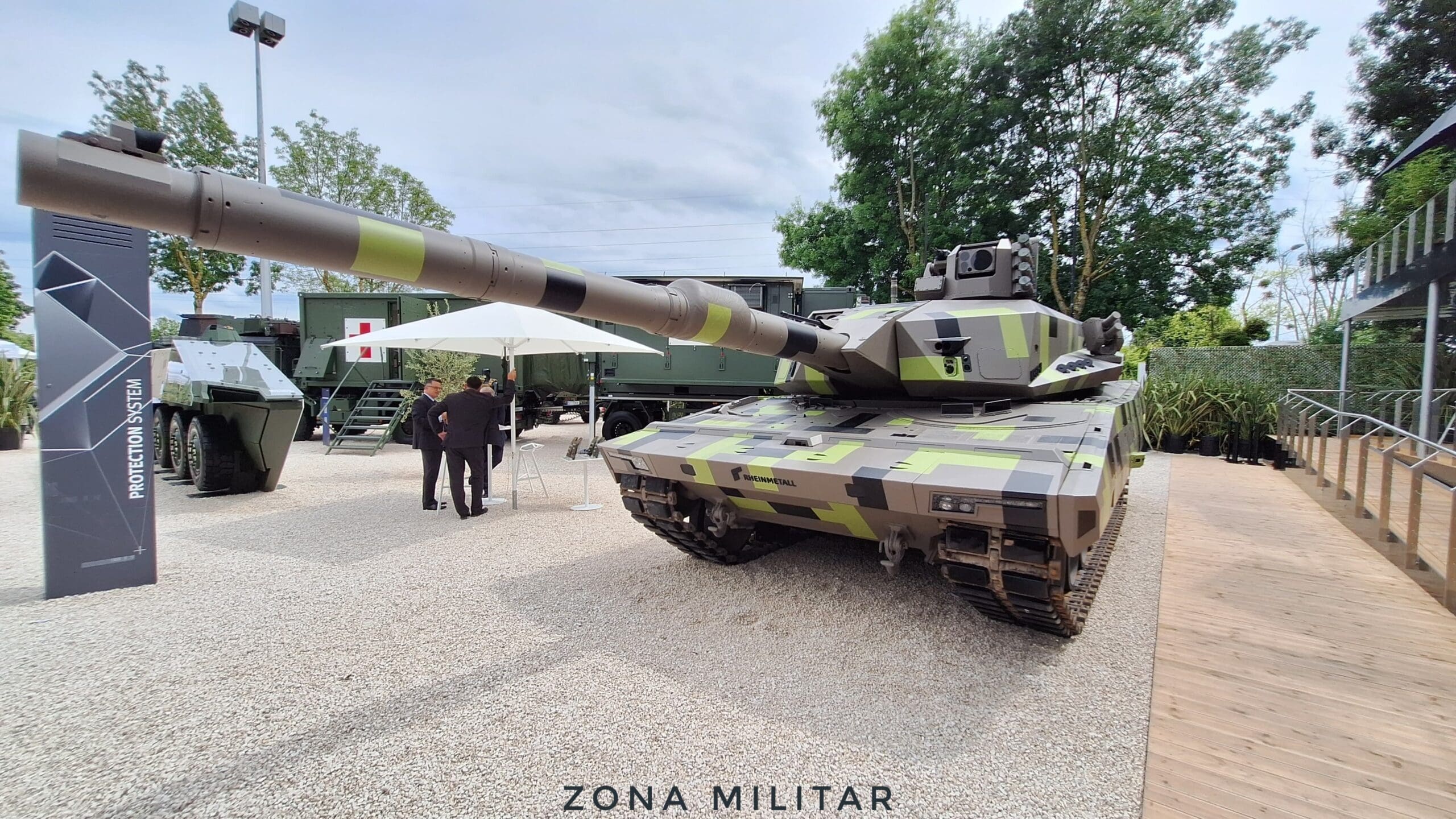 ZM en Eurosatory - Rheinmetall presenta al nuevo KF51 Panther, su ...