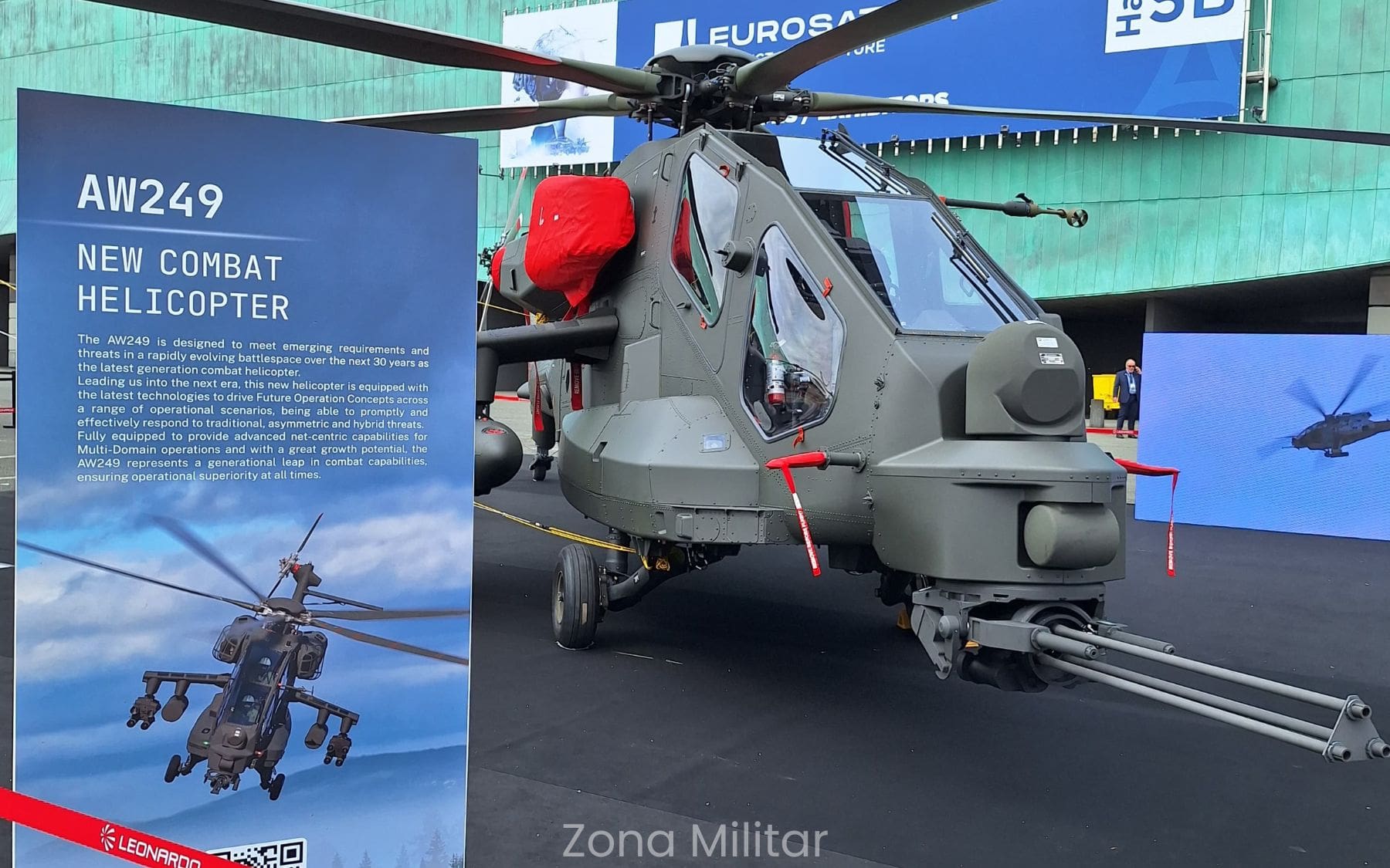 ZM en Eurosatory - Leonardo presenta a su nuevo helicóptero de ataque ...