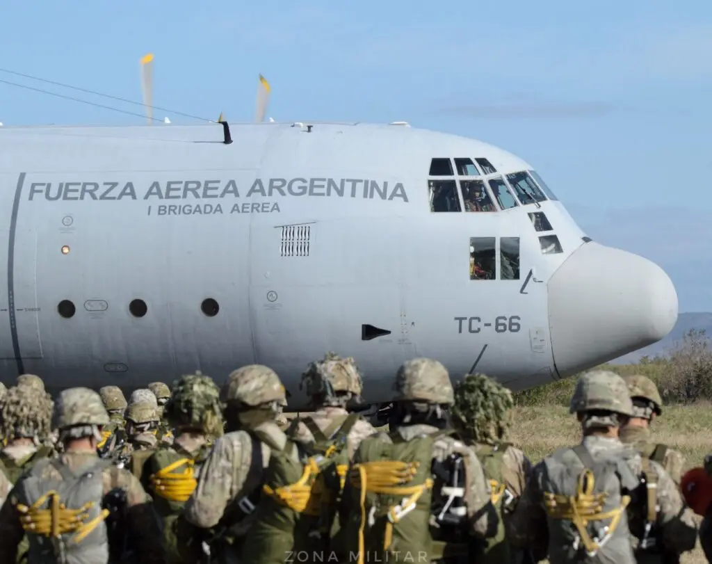 The Argentine Army and Air Force conducted an air cooperation exercise ...