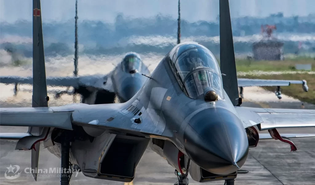 The Chinese Air Force fighters continue to maintain a high operational ...